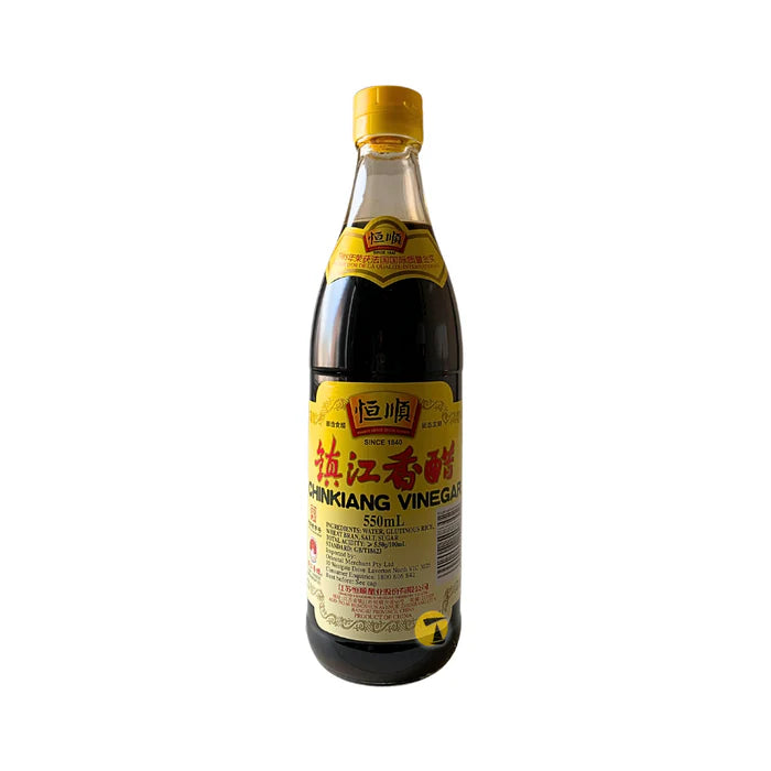 HENG SHUN Chin Kiang Scented Vinegar 550ML X 12 PCS CASE 恆順牌 鎮江香醋 550M ...